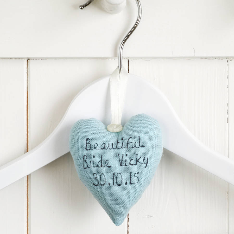 personalised bride to be heart by milly and pip | notonthehighstreet.com