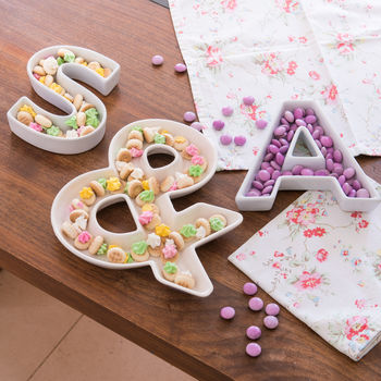 Alphabet Party Dish By The Letterologists | notonthehighstreet.com