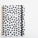 hardback black spotty notebook by abigail warner | notonthehighstreet.com