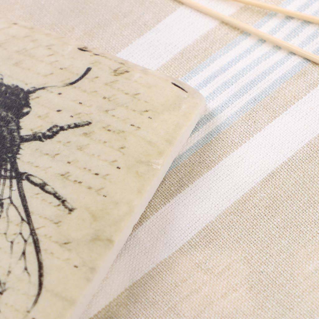 Set Of Four Honey Bee Ceramic Coasters By Dibor | notonthehighstreet.com