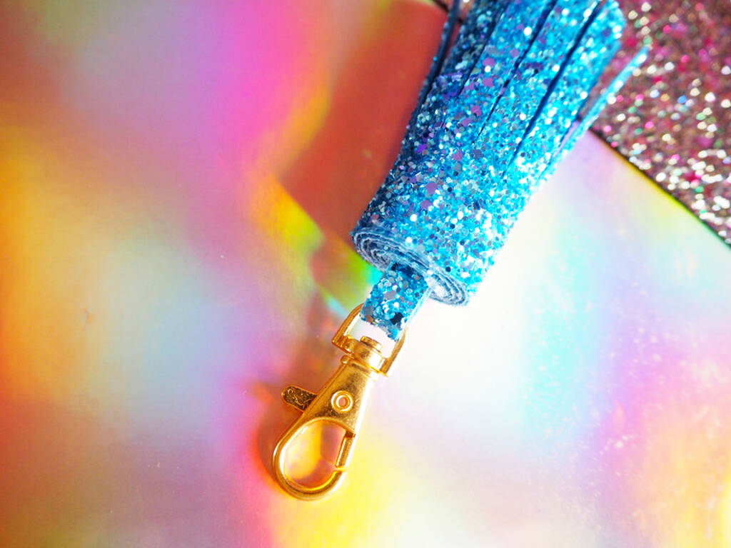 Glitter Tassel Keyring By Suki Sabur Designs | notonthehighstreet.com