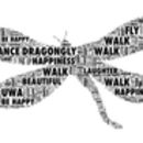 Dragonfly Personalised Word Art Print By Unique Word Art ...