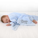 Personalised Blue Cellular Baby Blanket By A Type Of Design ...