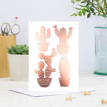 'cactus' Greetings Card By Sadler Jones | notonthehighstreet.com