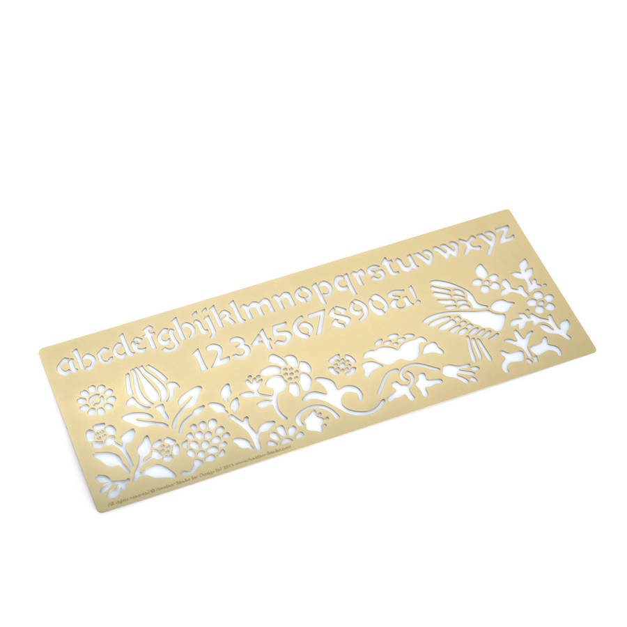 design stencil by another studio | notonthehighstreet.com