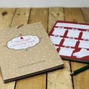 Christmas Memory And Activity Book By Illustries | notonthehighstreet.com