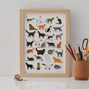 Cat Print By James Barker | notonthehighstreet.com
