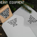 Address Stamp By English Stamp Company | notonthehighstreet.com