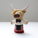 Hand Knitted Puppets In Scottish Outfits By Chunki Chilli ...