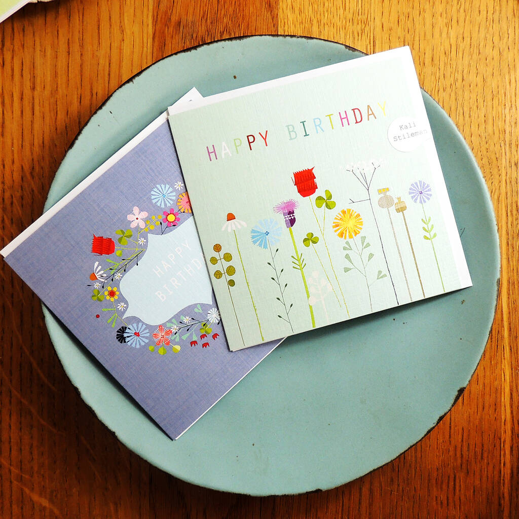 Floral Mauve Birthday Card By Kali Stileman Publishing ...