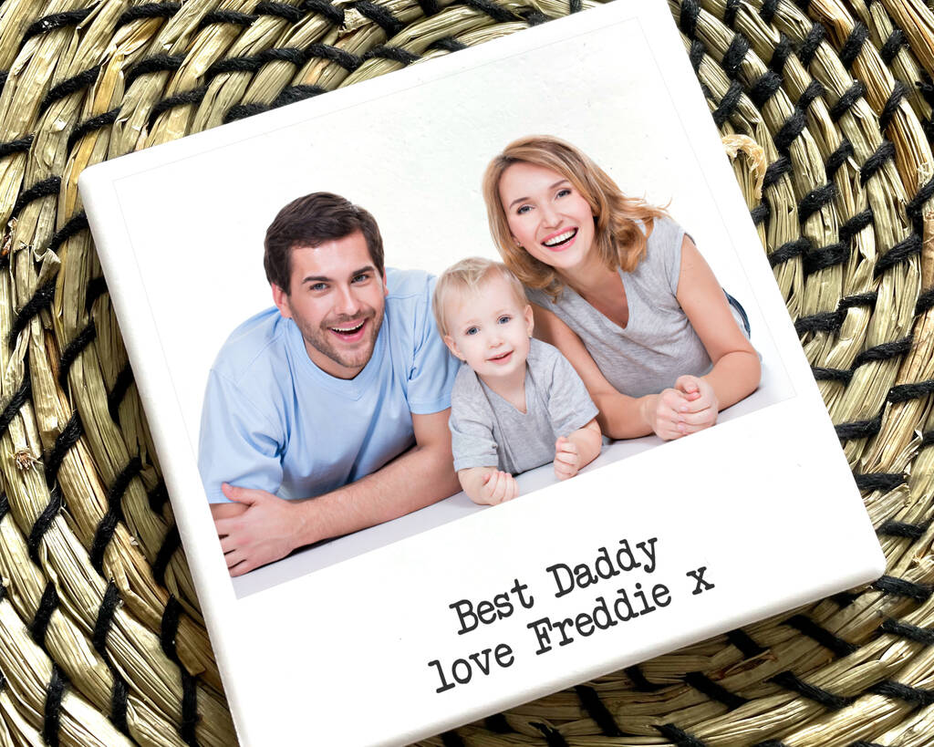 Personalised Ceramic Photo Tile By Beespoked Studio