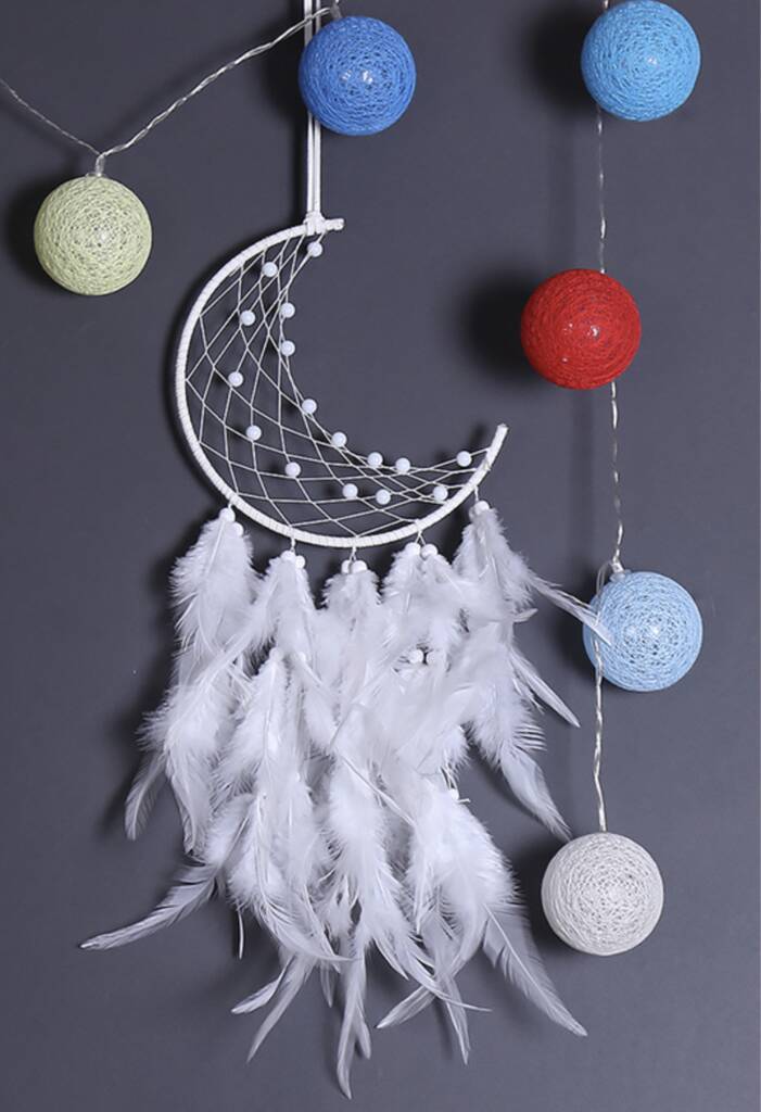 Pastel Colourful Moon Dream Catcher By GY Studios | notonthehighstreet.com