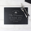 Personalised New Home Slate Board By Blackdown Lifestyle ...
