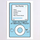 Personalised Playlist Anniversary Card By Clean Design ...