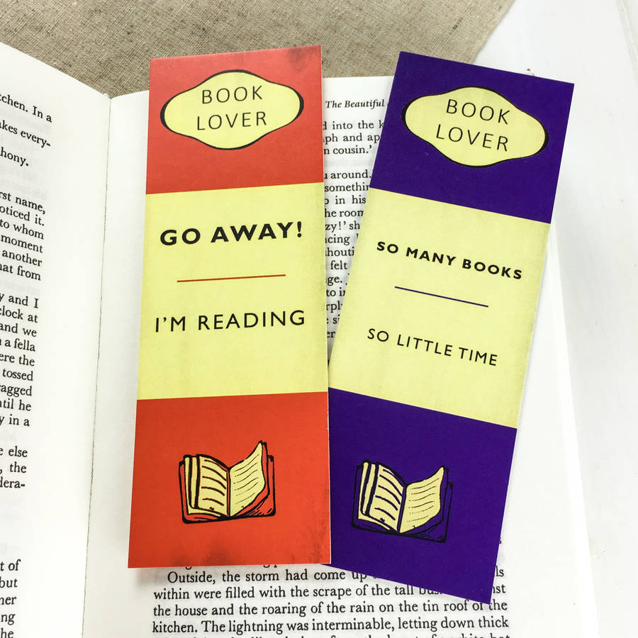 book lover bookmark set by literary emporium | notonthehighstreet.com