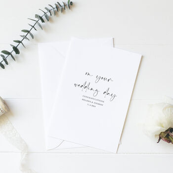 On Your Wedding Day Wedding Card By Gorgeous Creations