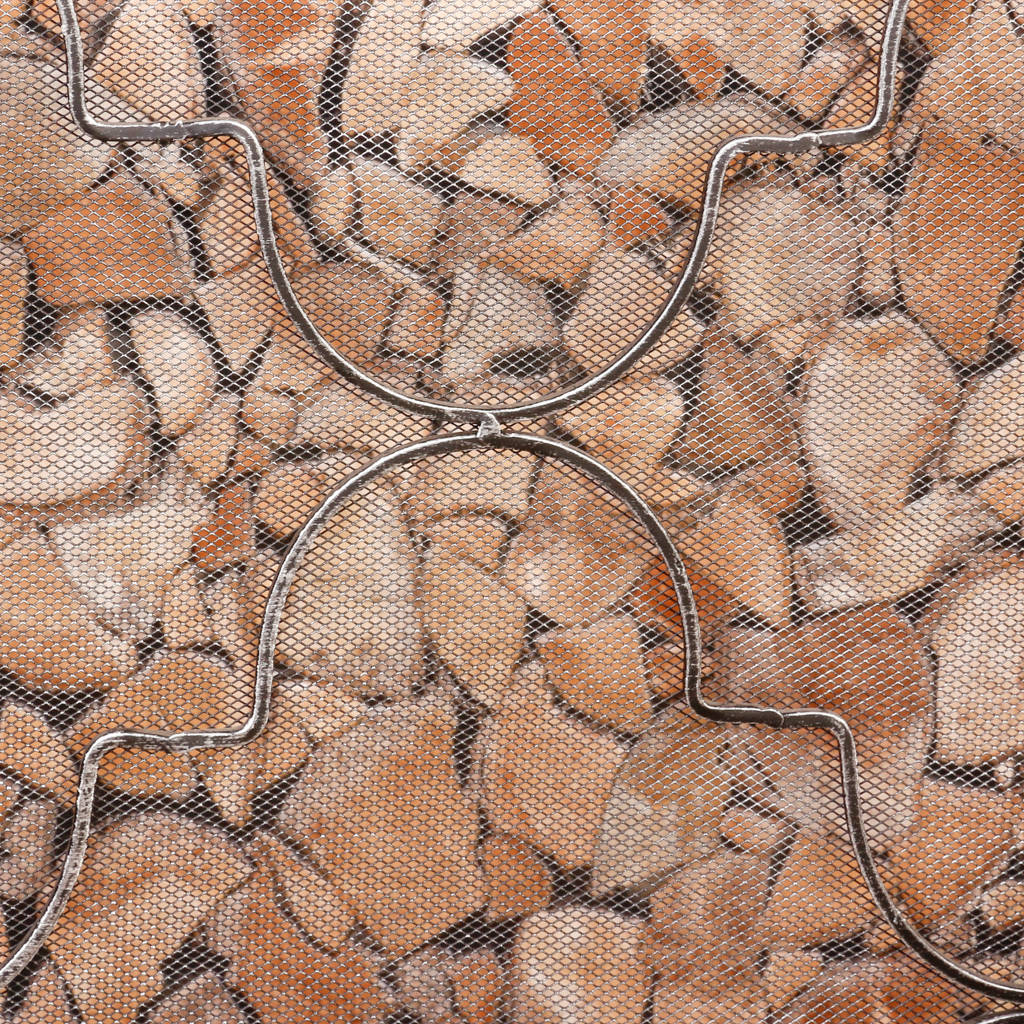 elegant antique style mesh fire screen by dibor | notonthehighstreet.com