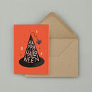 Happy Halloween Witch's Hat Card By Rock Paper Scissors ...