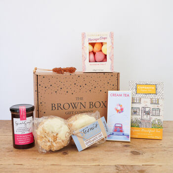 ‘Pick Me Up’ Afternoon Tea Gift Box Set By The Brown Box Gift Company ...