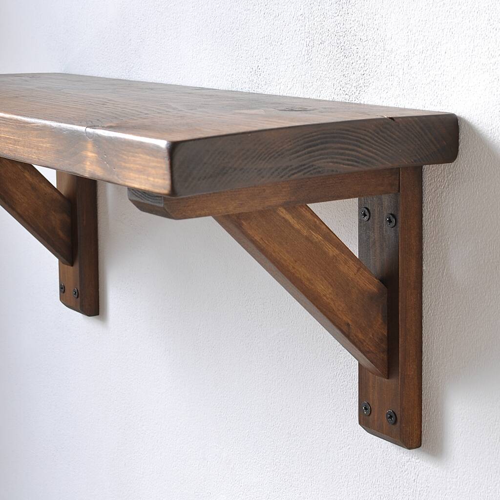 Traditional Wooden Wall Shelf By MöA Design | notonthehighstreet.com
