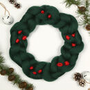 Plaited Wreath Craft Kit By Wool Couture | notonthehighstreet.com