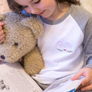 Personalised Embroidered Name Children's Pyjamas By Sparks And ...