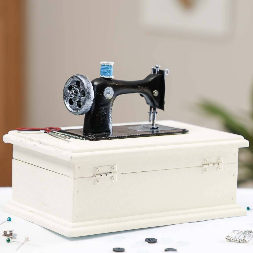 personalised vintage sewing box by dibor | notonthehighstreet.com