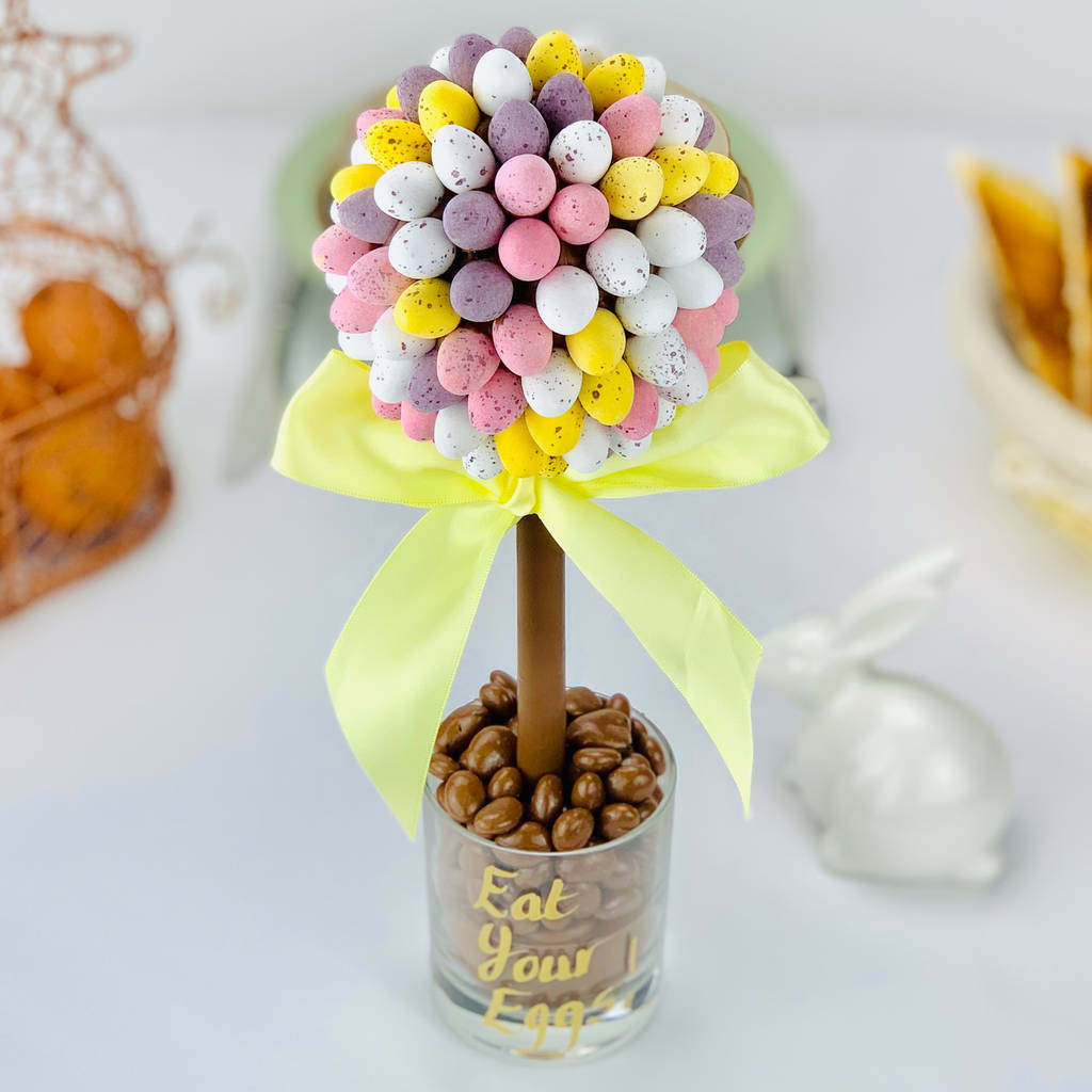 a chocolate tree made with cadbury mini eggs by sweet trees ...