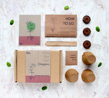 Grow Your Own Oregano Herb Kit By So. Seed Kits | notonthehighstreet.com