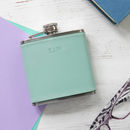 personalised 6oz leather hip flask by williams handmade ...