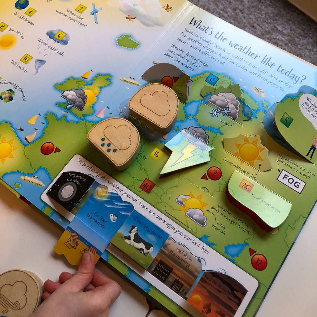 Handcrafted Wooden Weather Dots By Hellion Toys | notonthehighstreet.com