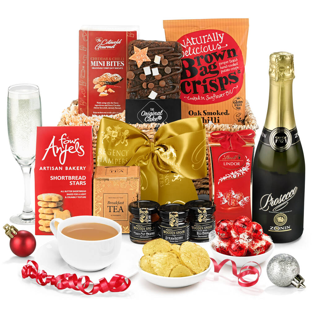 Star Of Wonder Christmas Hamper With Prosecco By Regency Hampers