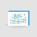 'big Congrats!' Congratulations Card By Jane Katherine Houghton Designs ...