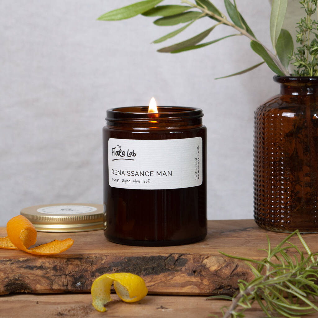 Renaissance Man Natural Wax Candle By The Flora Lab ...