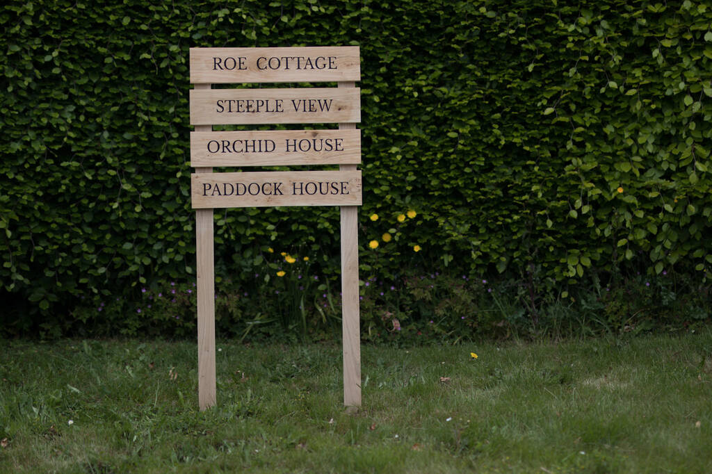 Multiple Direction Oak Sign Post, Up To Four Tier By Grain Designs ...