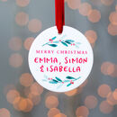 Personalised Christmas Names Decoration By Little Cherub Design ...