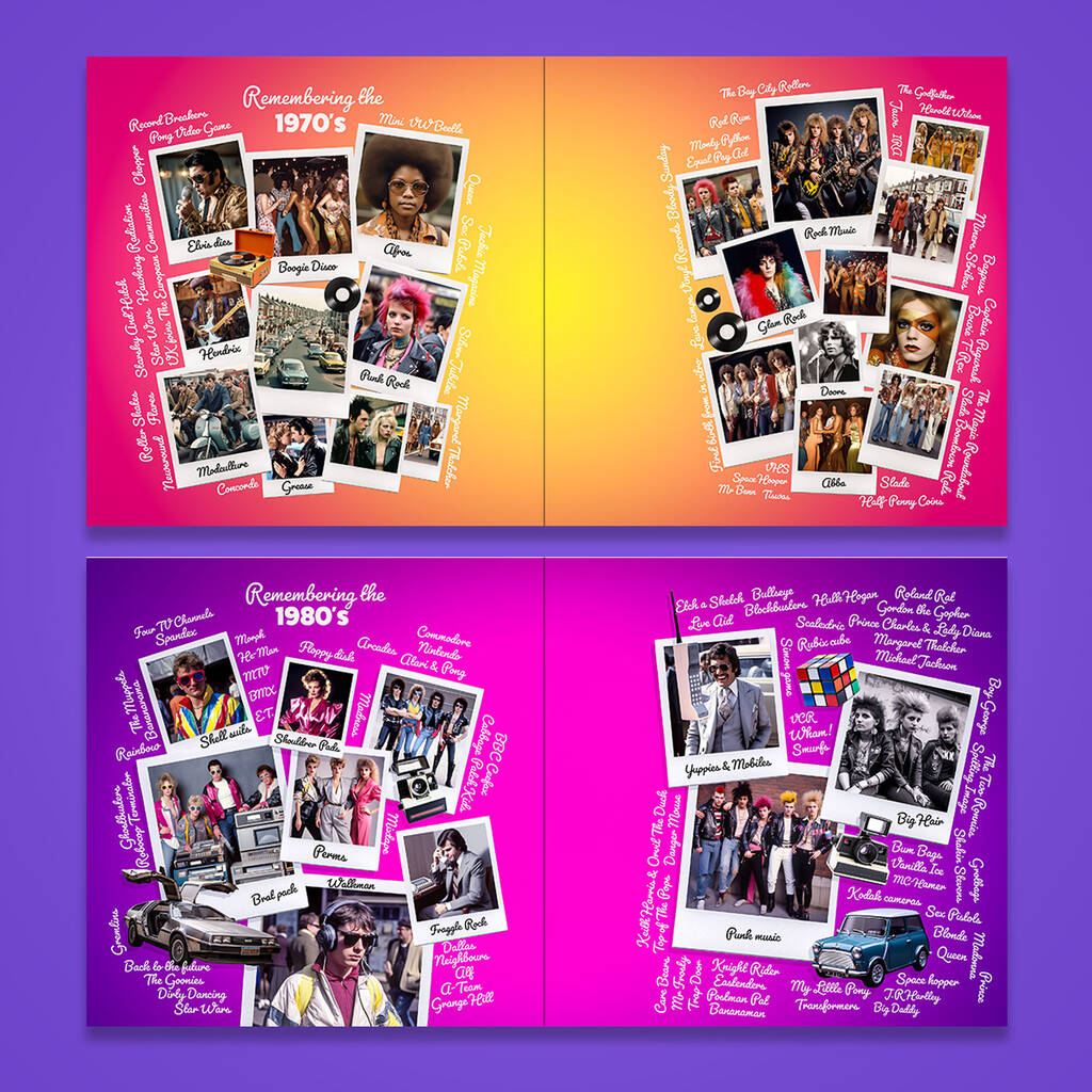 Personalised 50th Birthday Gift Book 'My Birthday Book' By Be In The Book