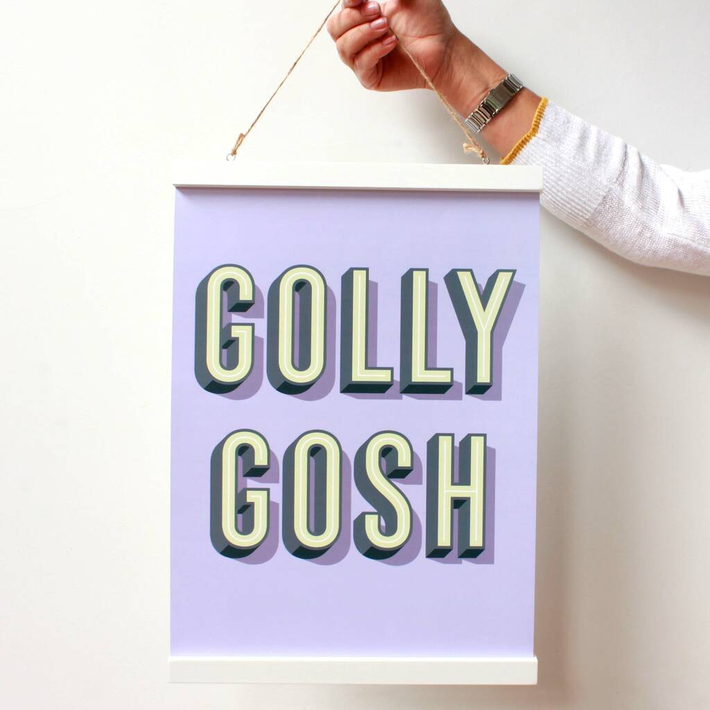 Positive Posh Quote A3 Poster By birdyhome | notonthehighstreet.com