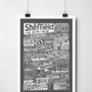 Sheffield Landmarks Print By Sketchbook Design | notonthehighstreet.com