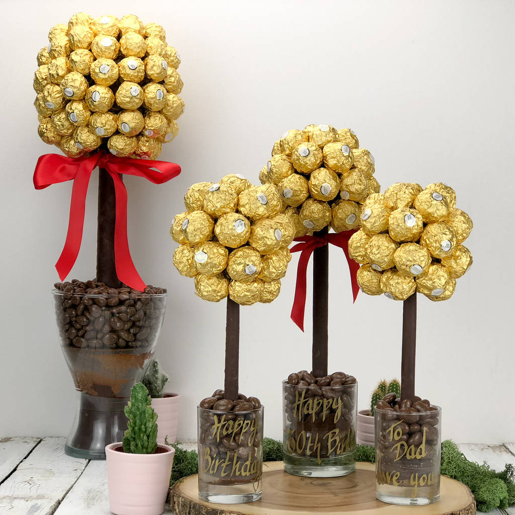 personalised ferrero rocher® sweet tree by sweet trees ...