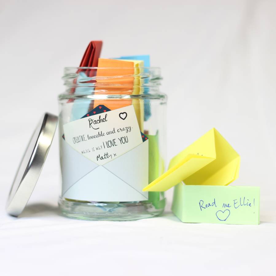 personalised message jar by beecycle | notonthehighstreet.com