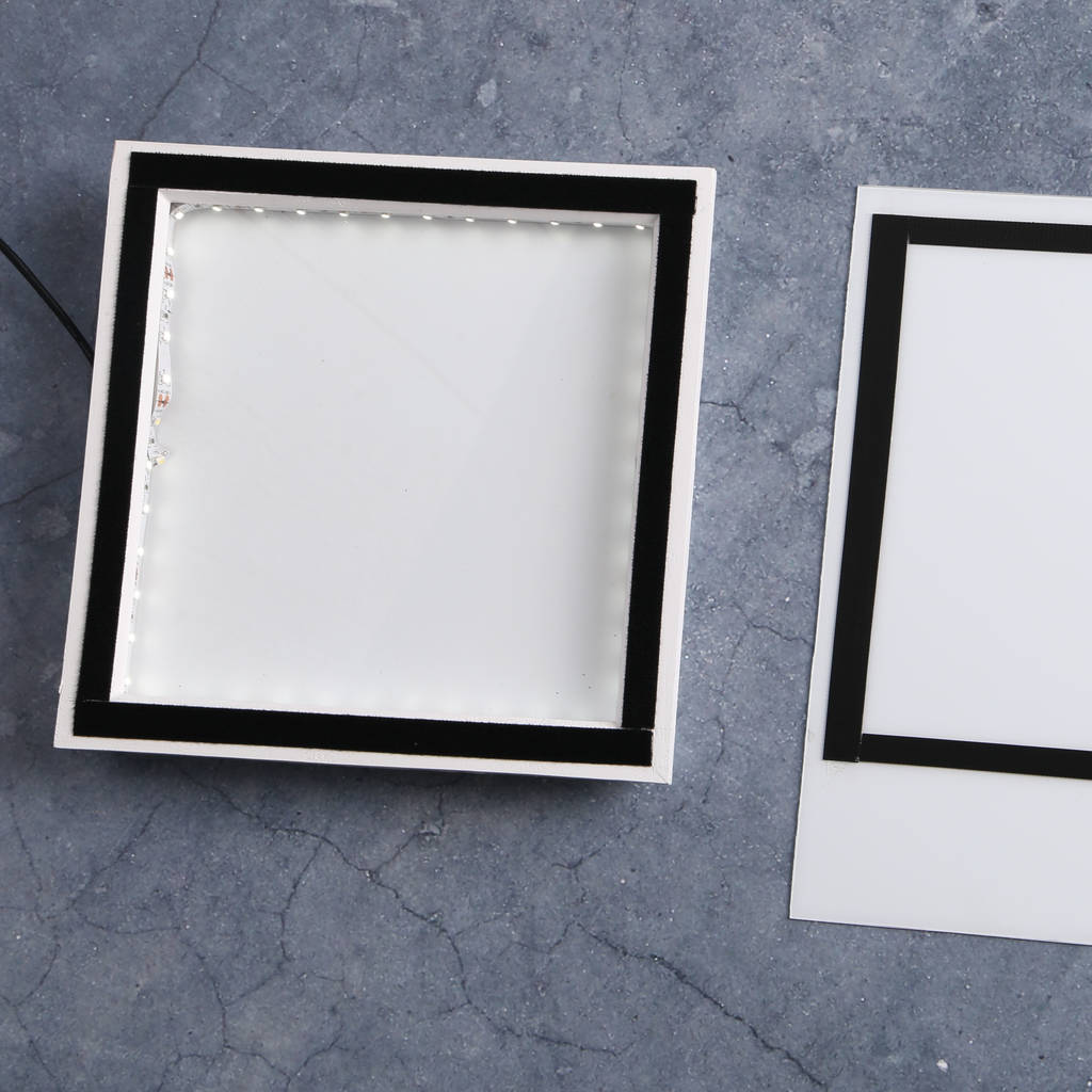 Personalised Instant Camera Style Light Box By The Binary Box ...