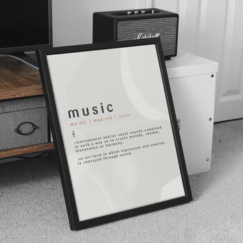 Music Definition Print | Music Studio Poster By Thirty Forest ...