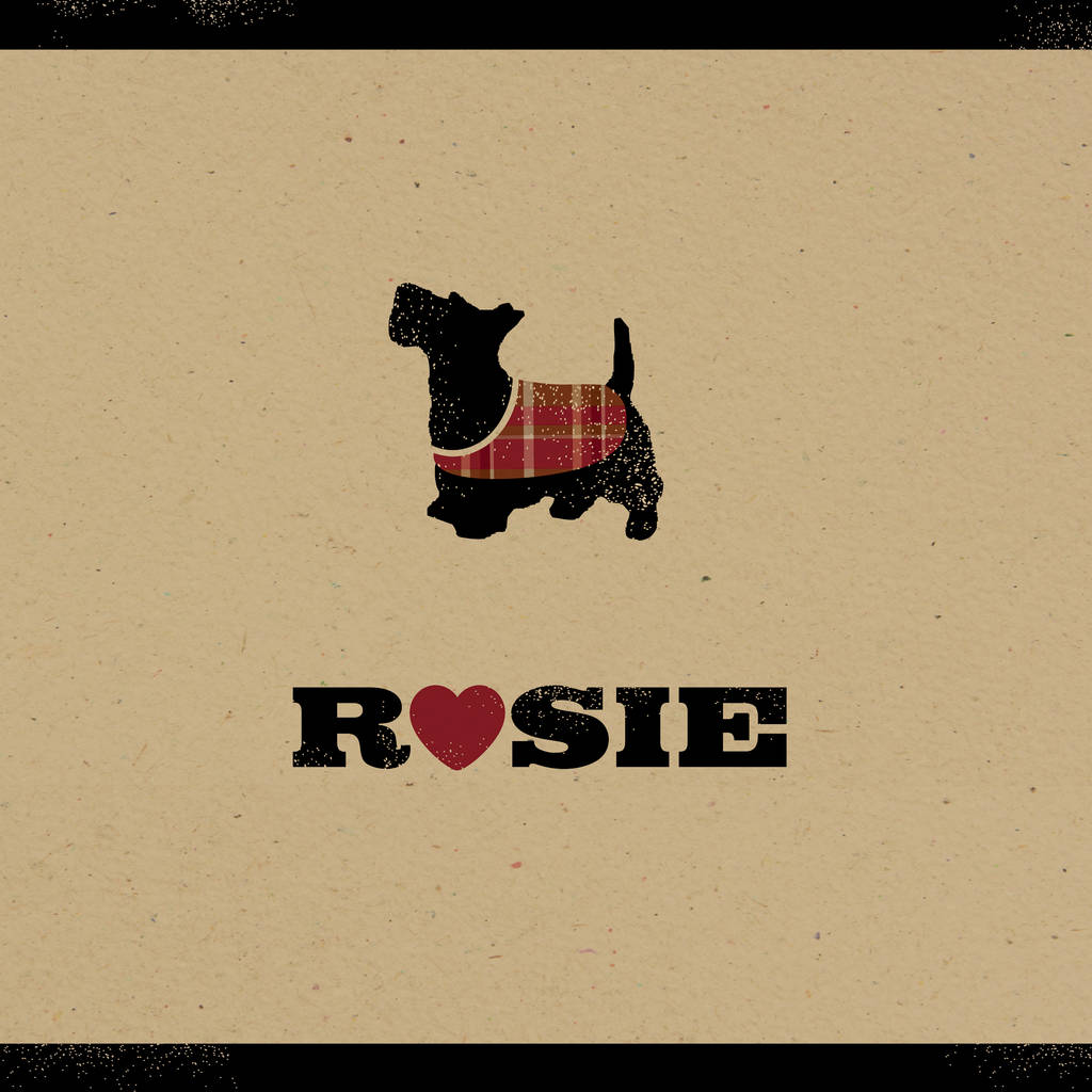 ‘personalised dog breed print’ dog lover gift by the typecast gallery ...