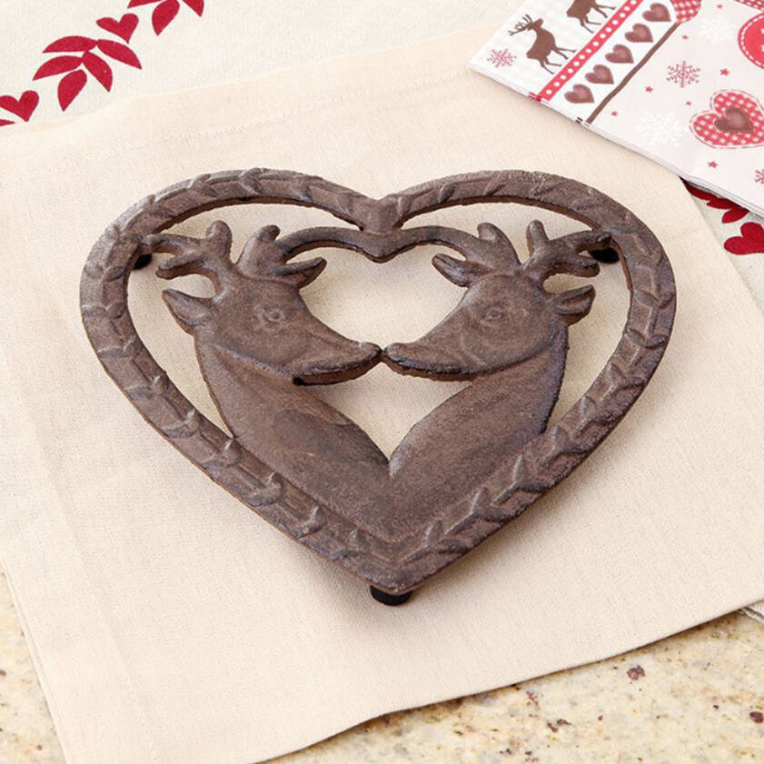 Cast Iron 6th Anniversary Heart Trivet By Dibor | notonthehighstreet.com