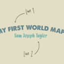 My First World Map Personalised Print By Over & Over ...