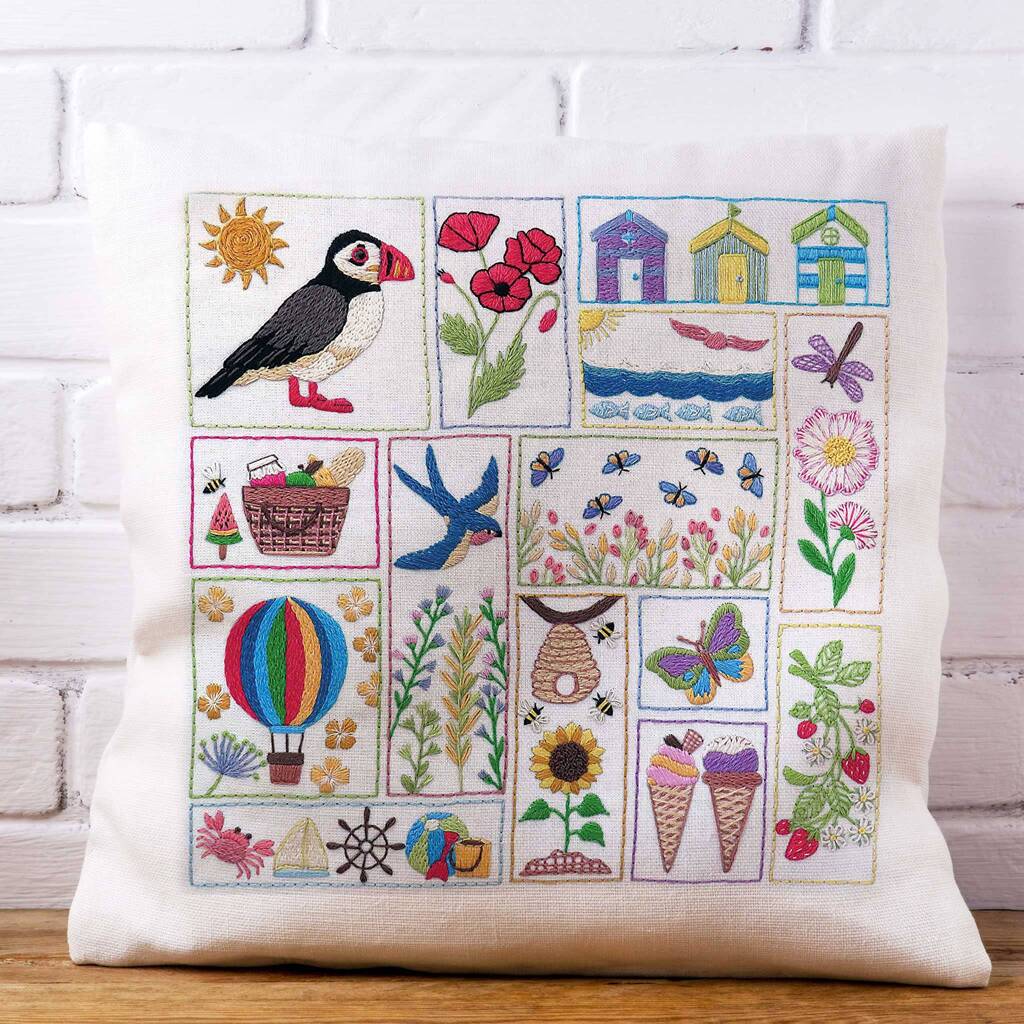 Summer Splendour Embroidery Pdf Pattern Digital Product By Stitchdoodles