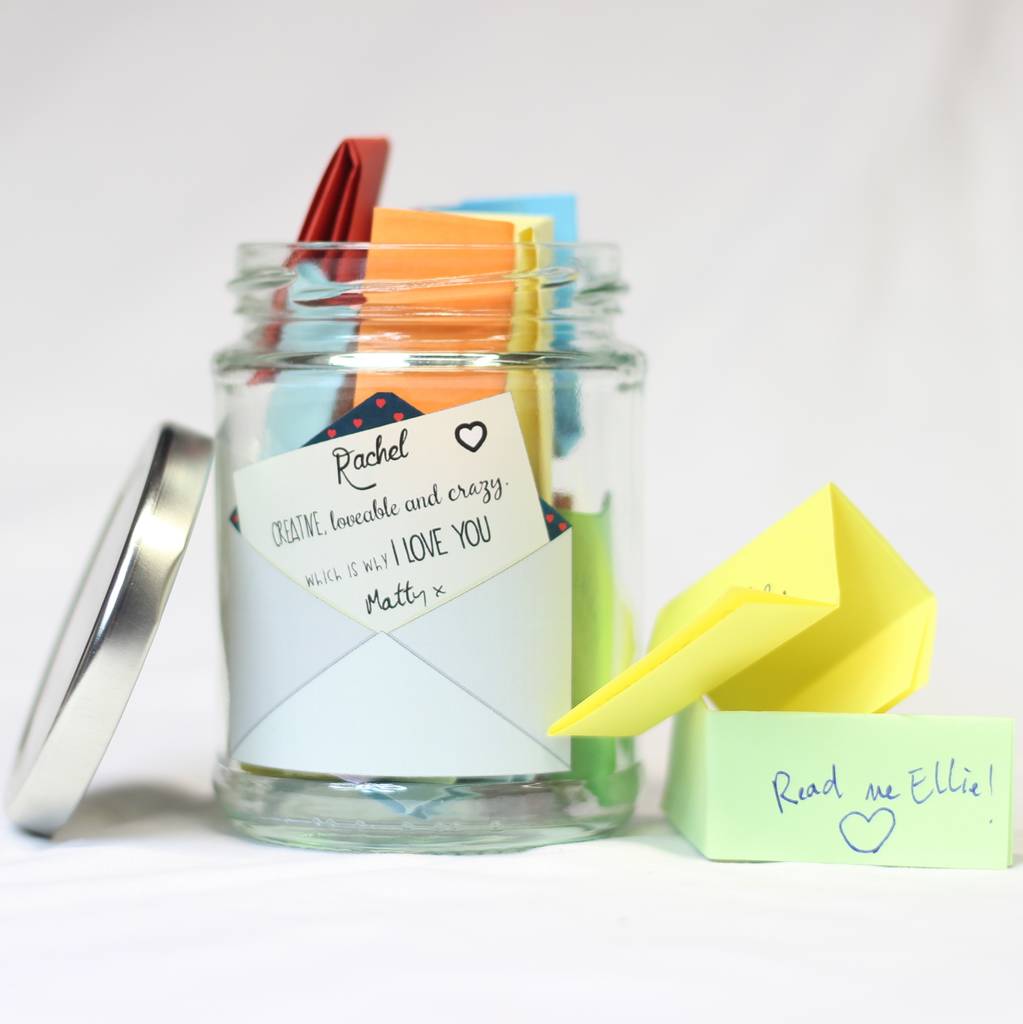 personalised message jar by beecycle | notonthehighstreet.com