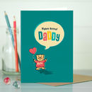 dad 'vote dad' card by the typecast gallery | notonthehighstreet.com