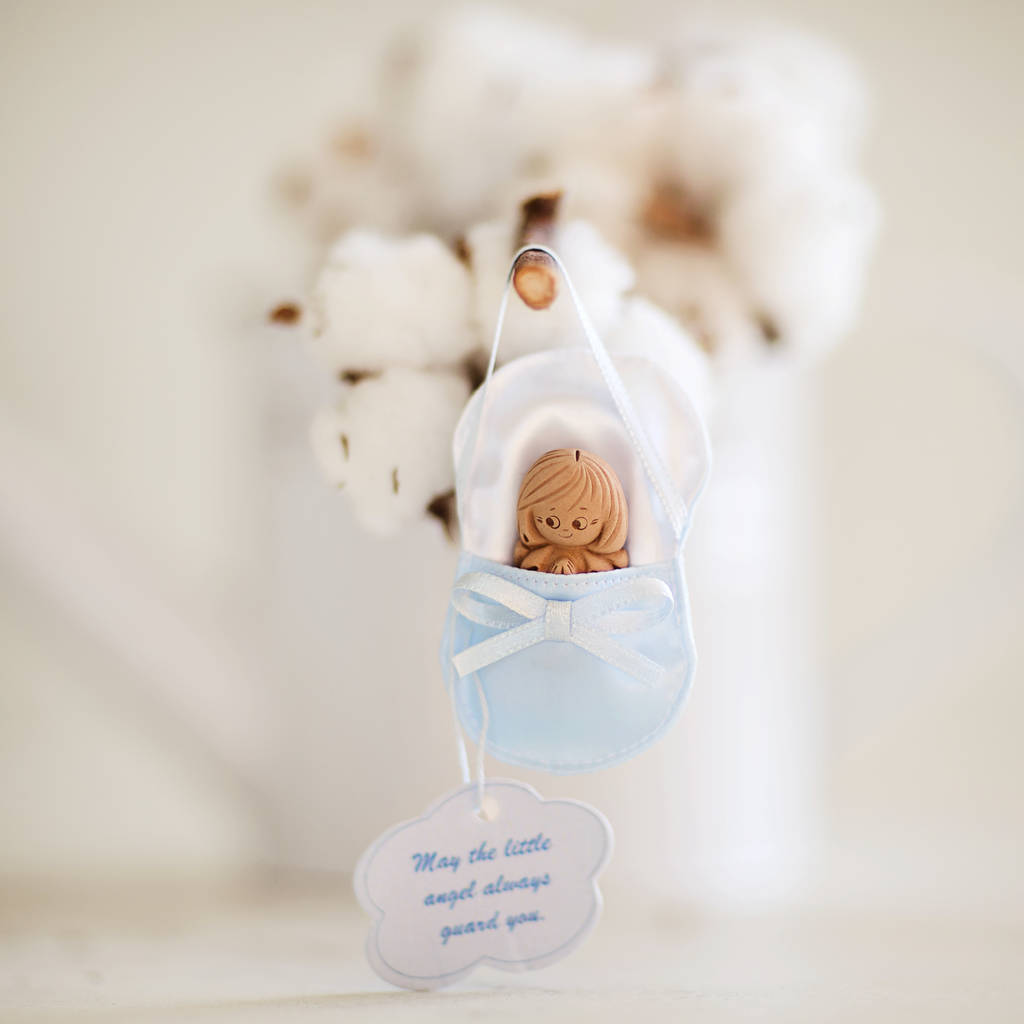 ceramic baby guardian angel a new baby gift by natural gift store ...